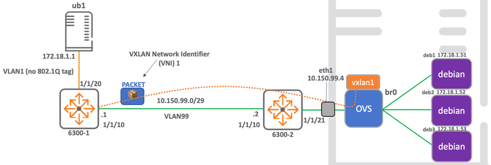 Docker Openvswitch And Aruba Vxlan Network Build